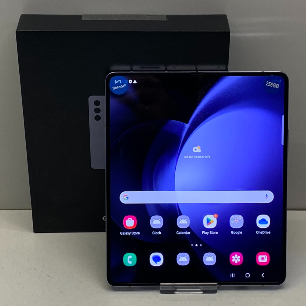 Samsung Galaxy Z Fold5 Unlocked Model SM-F946B/DS 256GB Icy Blue Boxed ...